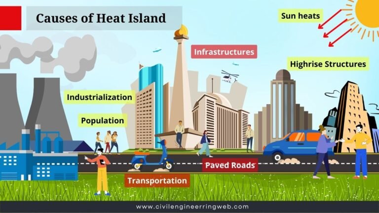 What Is Urban Heat Island Effect | 5 Way To Reduce UHI Effect