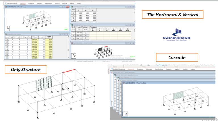 View Tools Bar | Staad Pro Tutorial Part-4