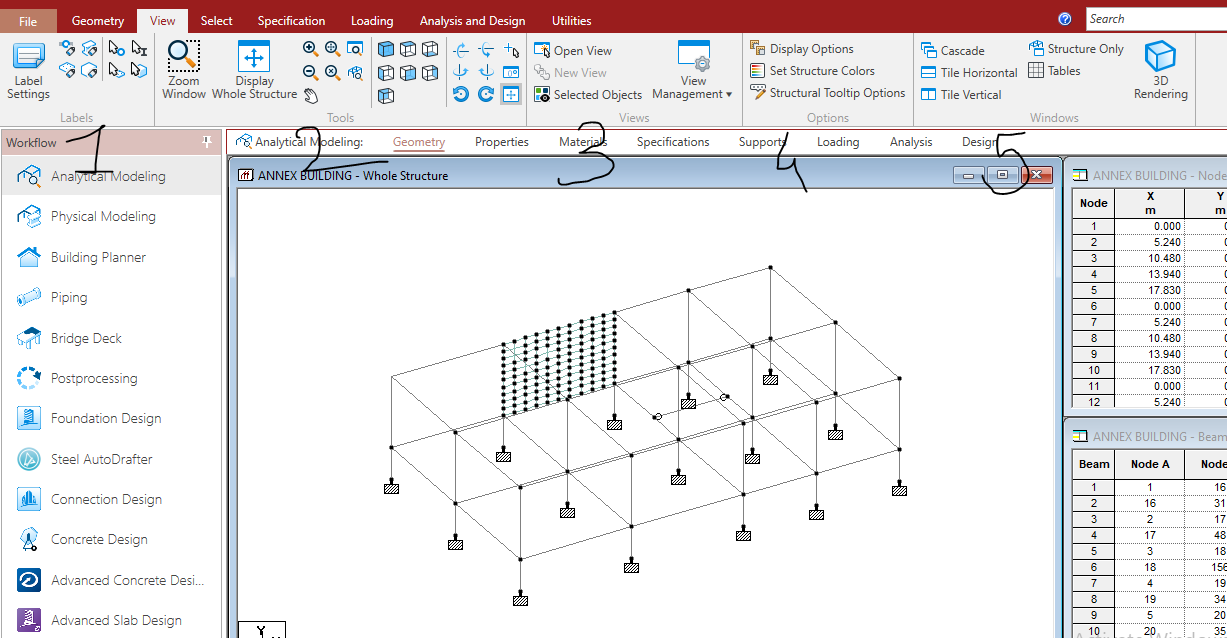 View Tools Bar | Staad Pro Tutorial Part-4
