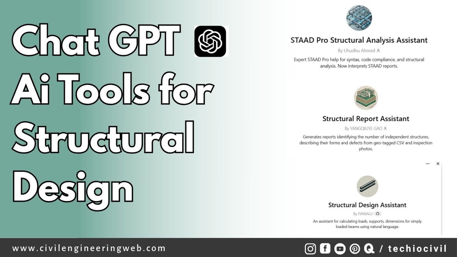 7 Chat GPT Ai Tools For Structural Engineers